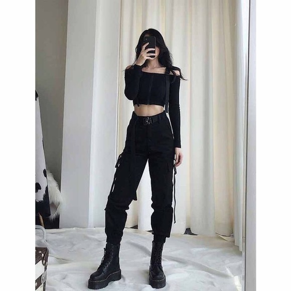 YesStyle | Pants & Jumpsuits | Yesstyle Paila Side Pocket Cargo Pants ...